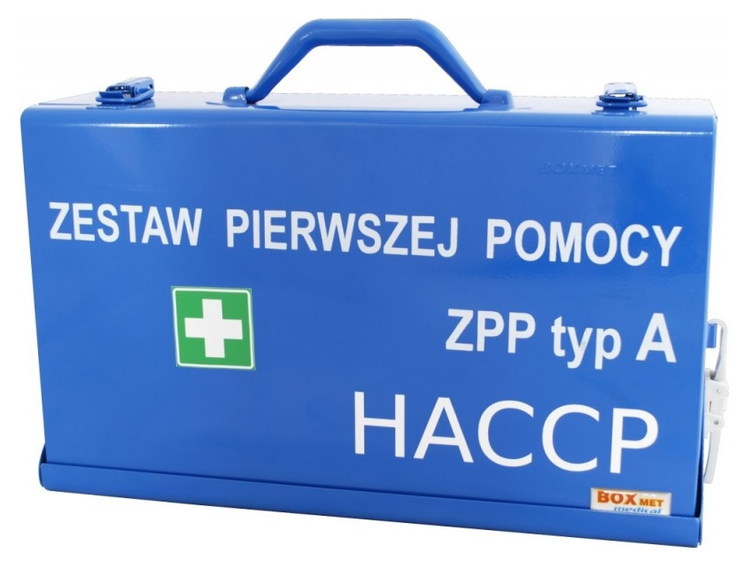 Zestaw pierwszej pomocy ZPP typ A HACCP (dla gastronomii) - BOXMET MEDICAL